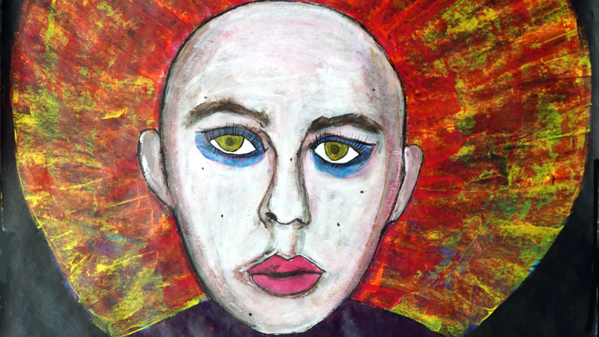 1 Powerful Rebel Goddess: Painting of Arrow De Wilde